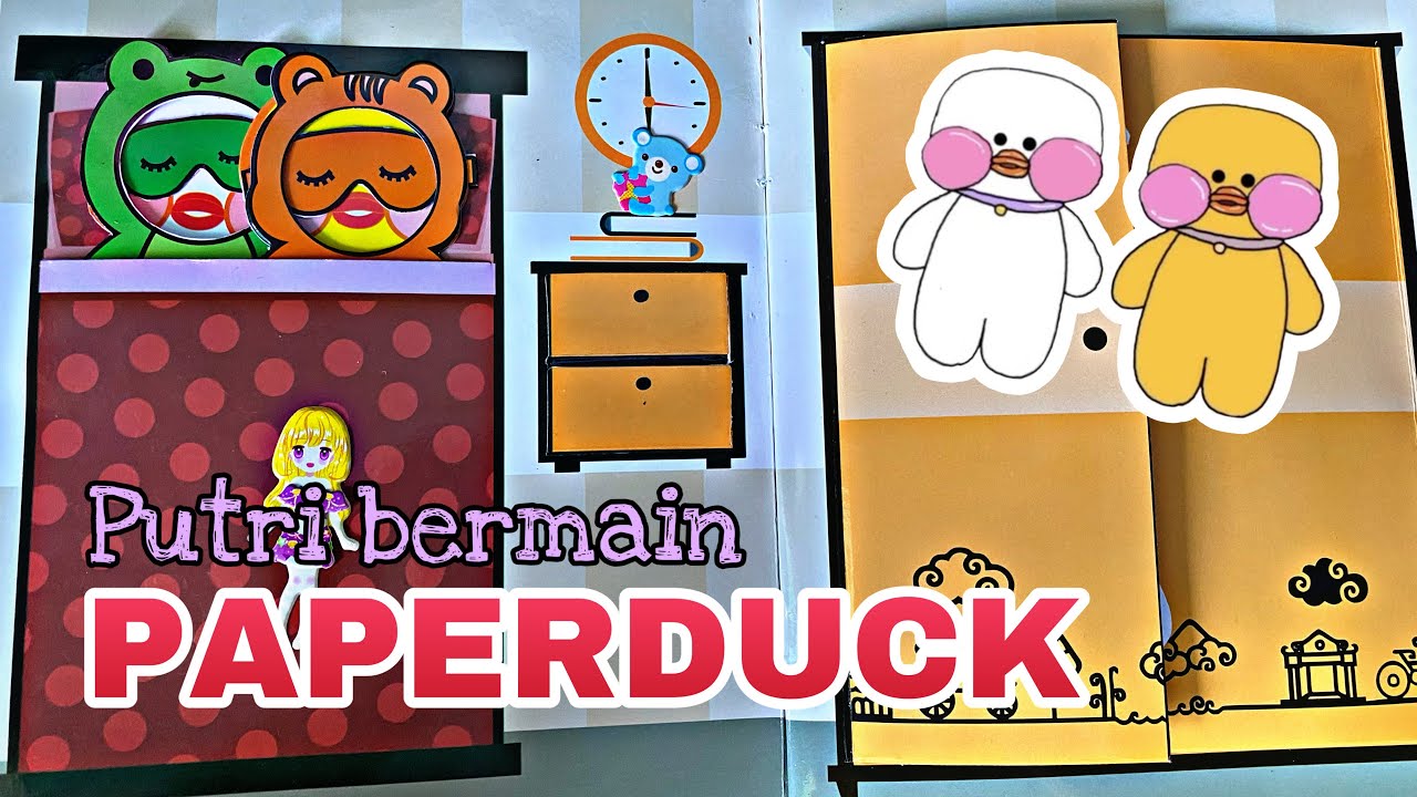 Paper Duck Morning Routine 💕 Paper Duck Viral Tik Tok - YouTube