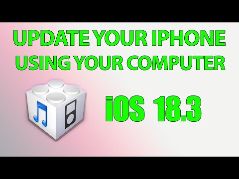 iOS 18.3 Release is Out Update iPhone IOS 18.3 Using Computer