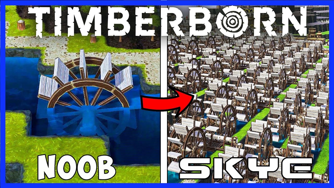 The ULTIMATE 'Perpetual Motion' HYDRO-POWER PLANT! - Ep 7 Timberborn ...