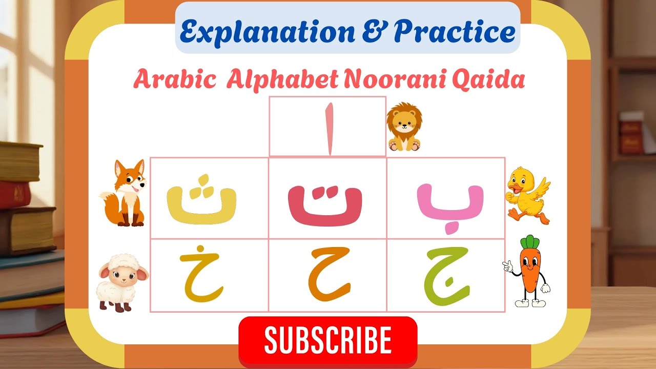 Noorani Qaida for Kids | Noorani Qaida Tajweed Practice | Arabic ...