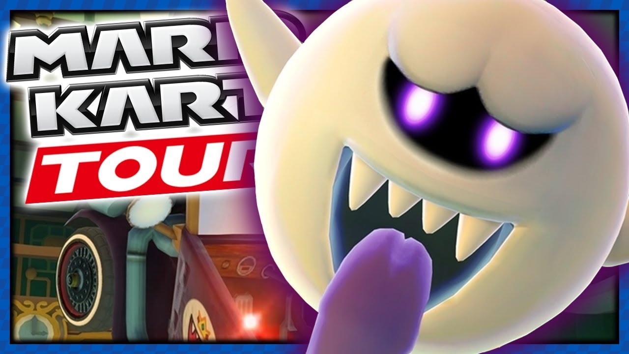 ROI BOO DE LUIGI'S MANSION ENTRE EN PISTE ! - MARIO KART TOUR FR - YouTube