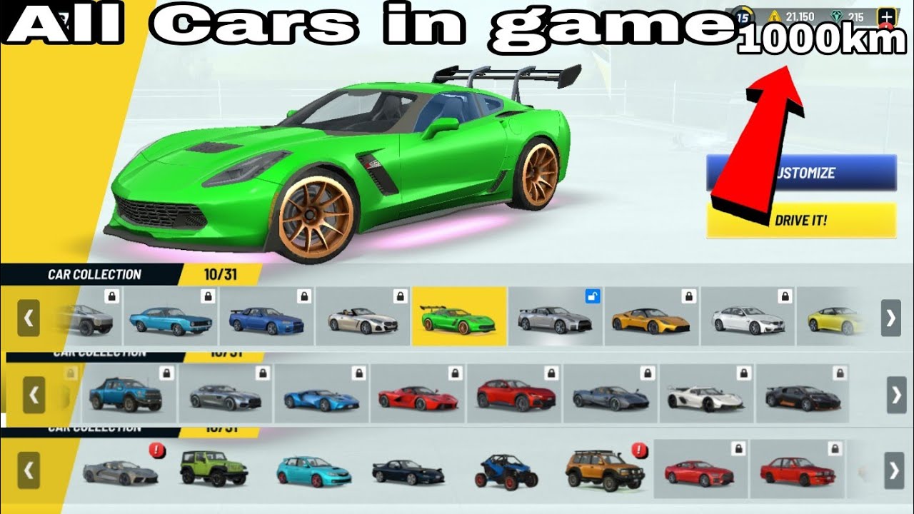 CAR GAME Driving Racing All cars in GAME 🎯🎮 | BEST CAR GAMES SIMULATOR ...
