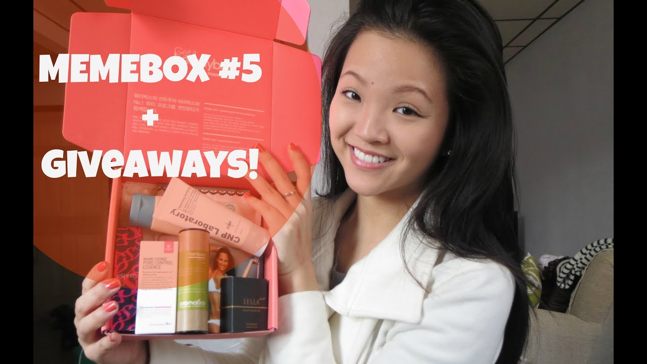 MEMEBOX #5 (Unboxing) + Giveaway! - YouTube