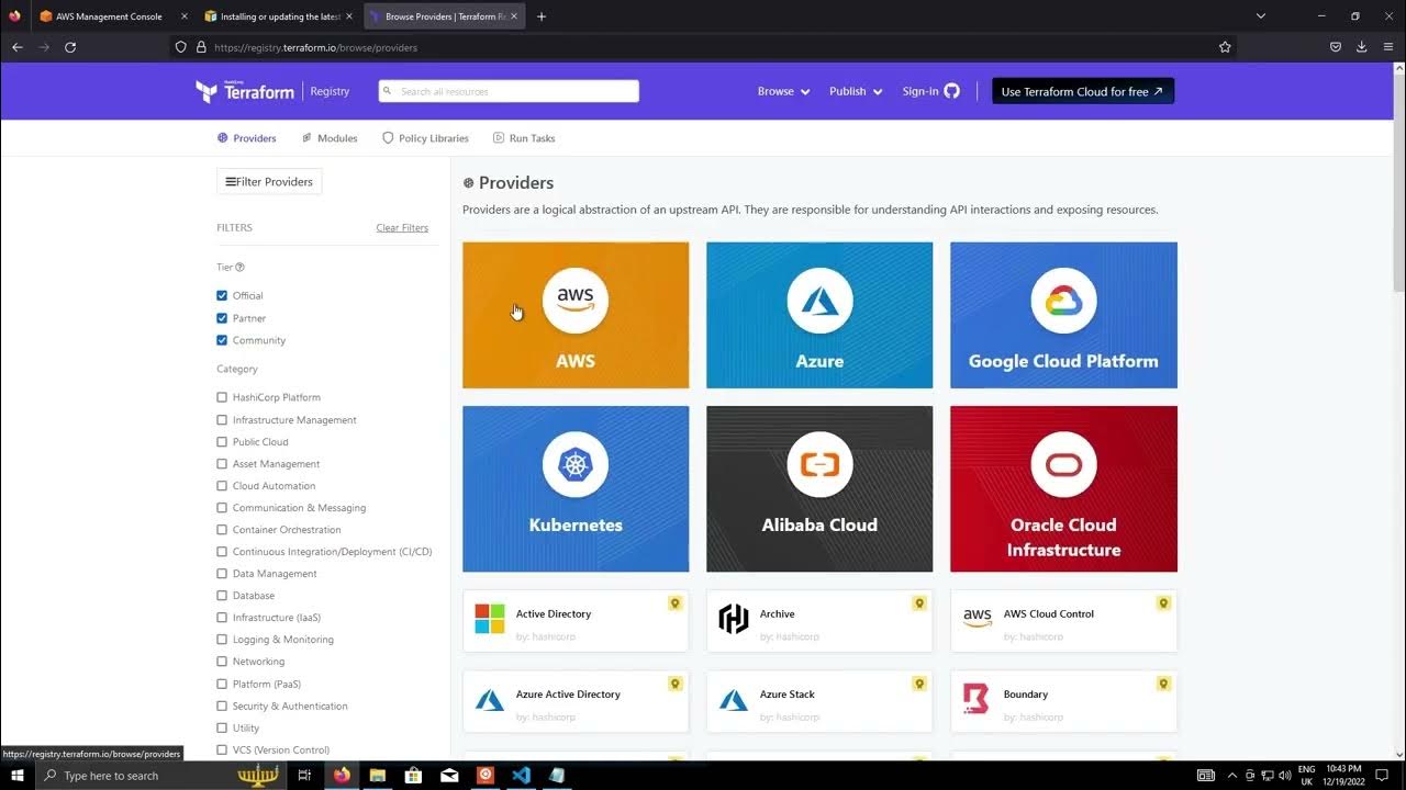 Configure Terraform AWS Provider - Terraform Tutorial - TotallyTechTom - YouTube