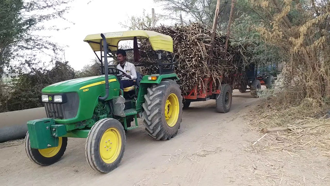 Jon dear Tractor Sugarcane - YouTube