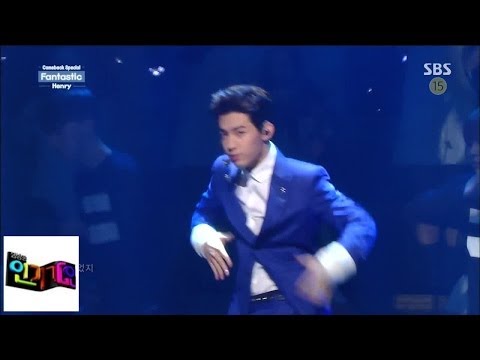 [Henry] Fantastik Fantastik @ Popüler Inkigayo 140713
