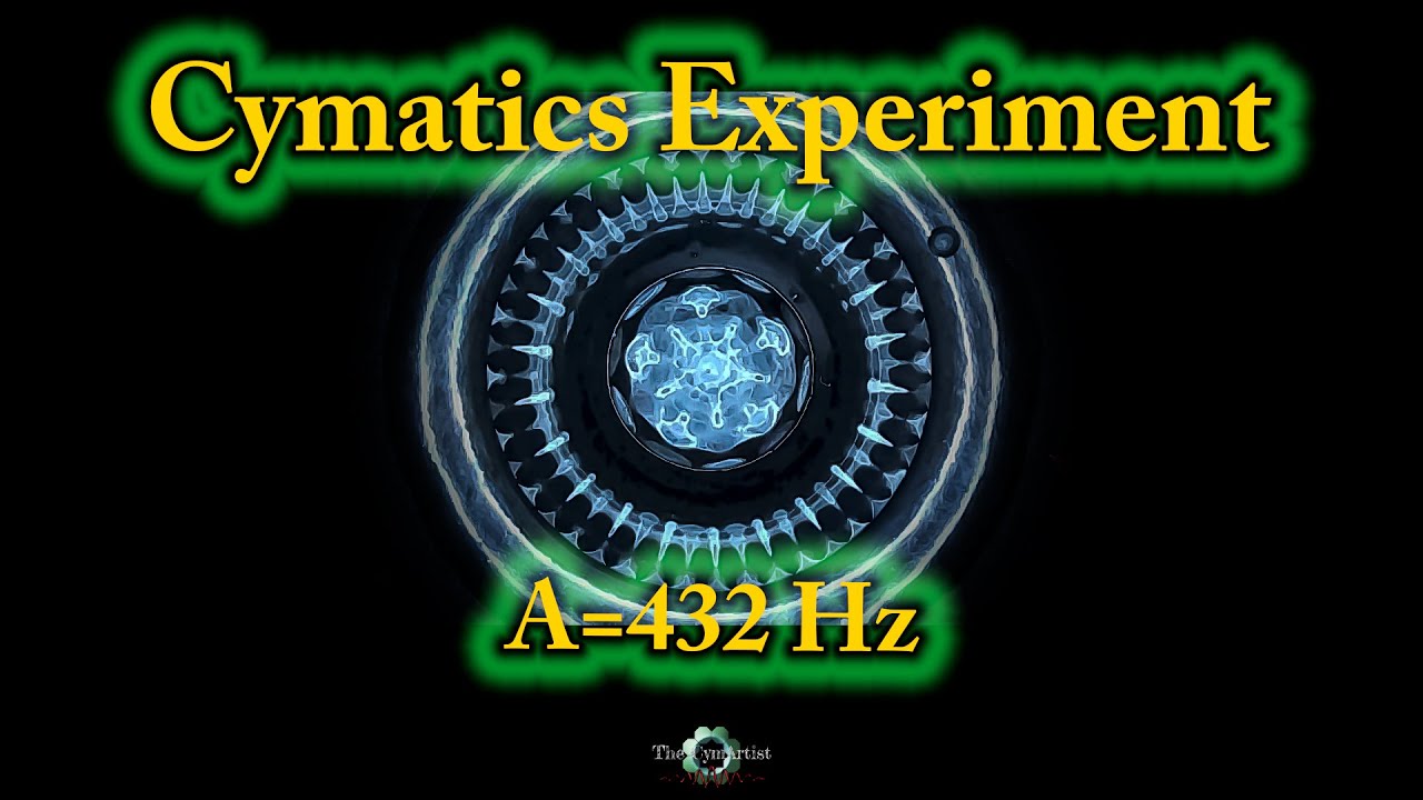 CYMATICS-CIMATICA-CYMATIC: Experiment 8 (432 Hz) - YouTube