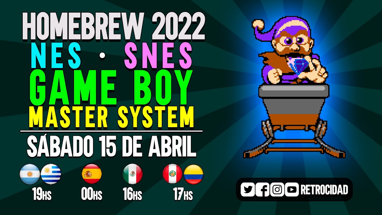 HOMEBREW 2022: NES, SNES, GAME BOY, MASTER SYSTEM - YouTube