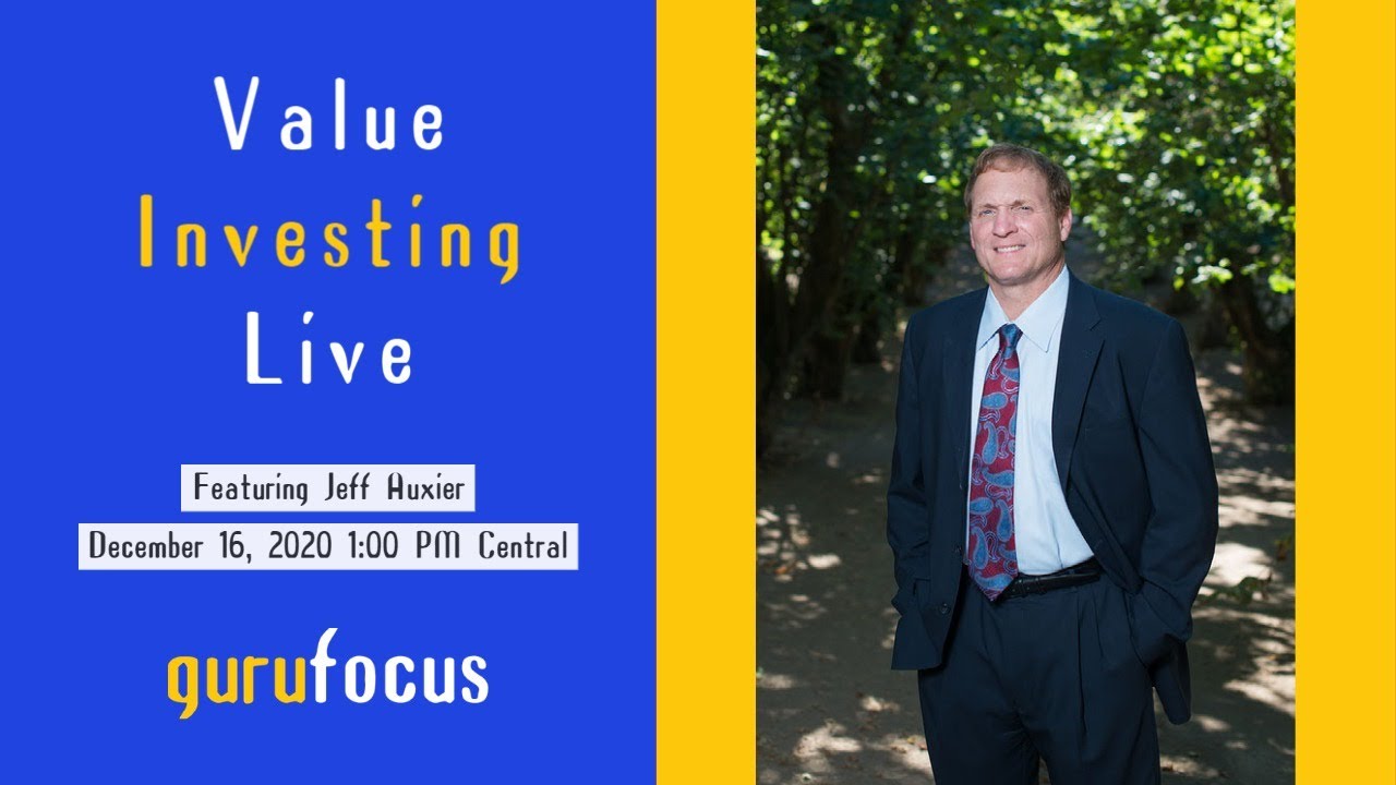 Value Investing Live: Jeff Auxier on Being a Voracious Learner - YouTube