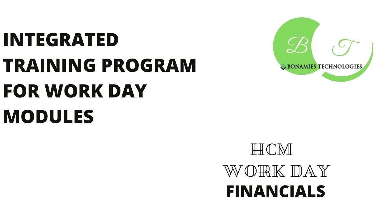 Integrated Training Program for Workday Modules - YouTube