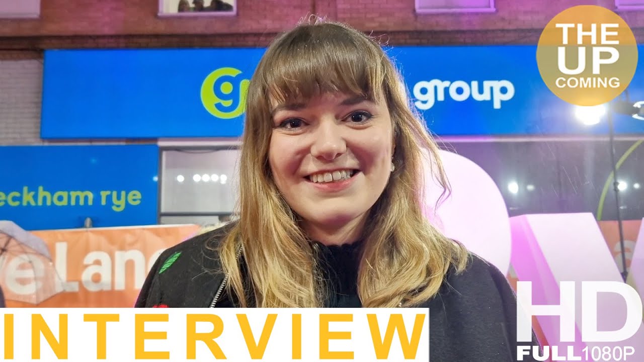 Poppy Allen-Quarmby interview on Rye Lane at London premiere in Peckham ...