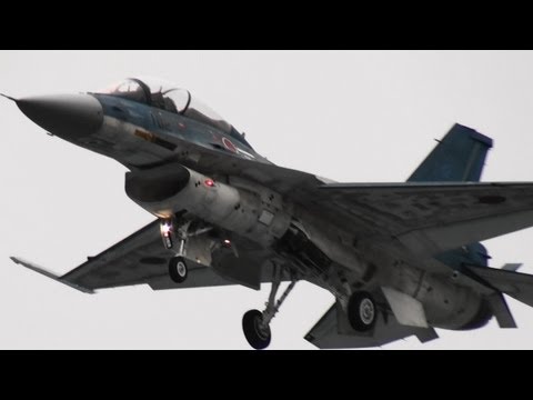 XF-2 #102 航空自衛隊岐阜基地 JASDF Gifu A.B. Feb.19.2013 - YouTube