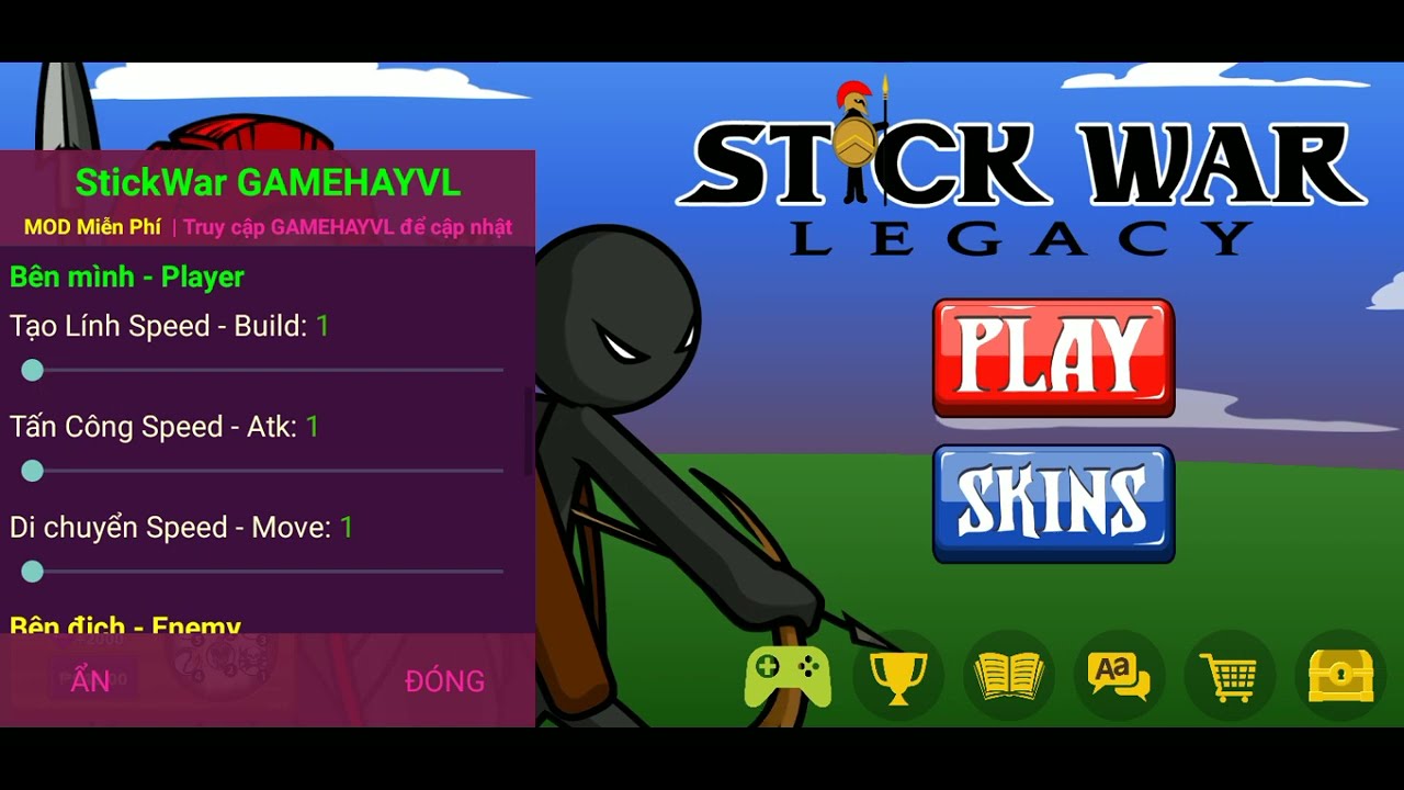 paano mag download ng stick war legacy mod menu by hayvl😍tuturuan[stick ...