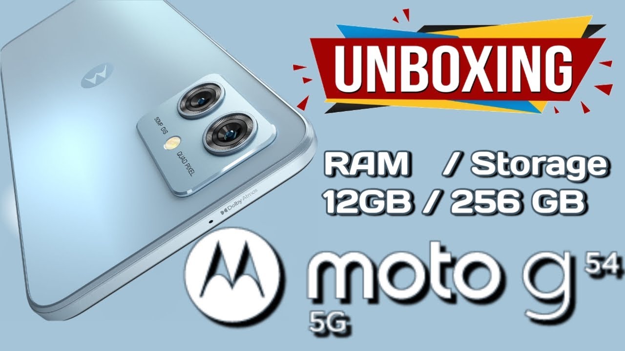 Moto G54 Unboxing - YouTube