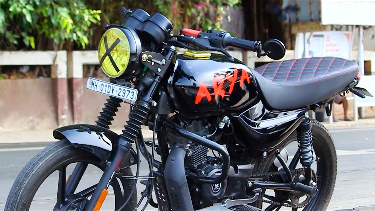 MY BAJAJ CT- 100 CAFE RACER MODIFICATIONS | THE FULL STORY - YouTube