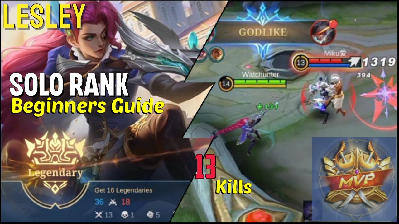 Lesley Beginners Guide | Solo Rank | Lesley One Shot Build - YouTube
