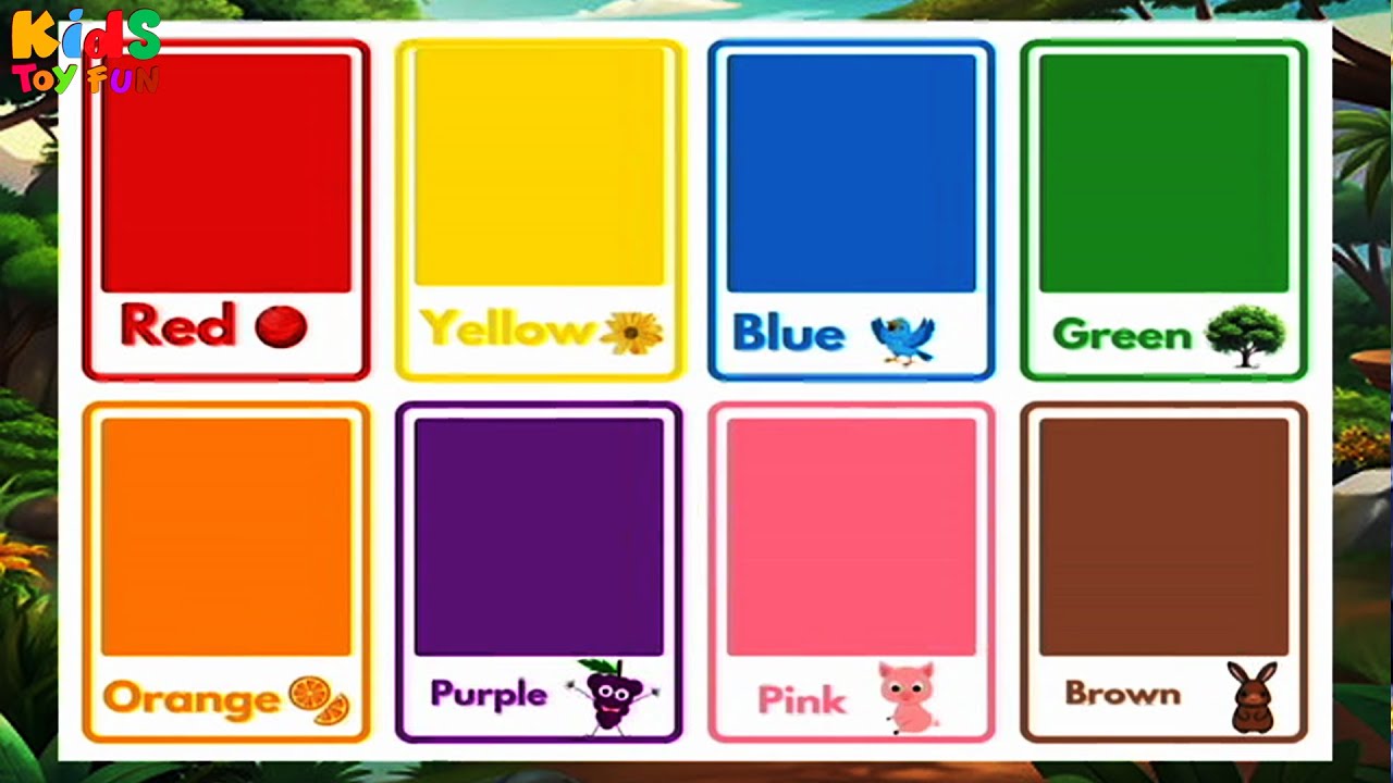 Learn Colours Name | Learning Colors for Babies || Kids Toy Fun TV @kidstoyfuntv - YouTube