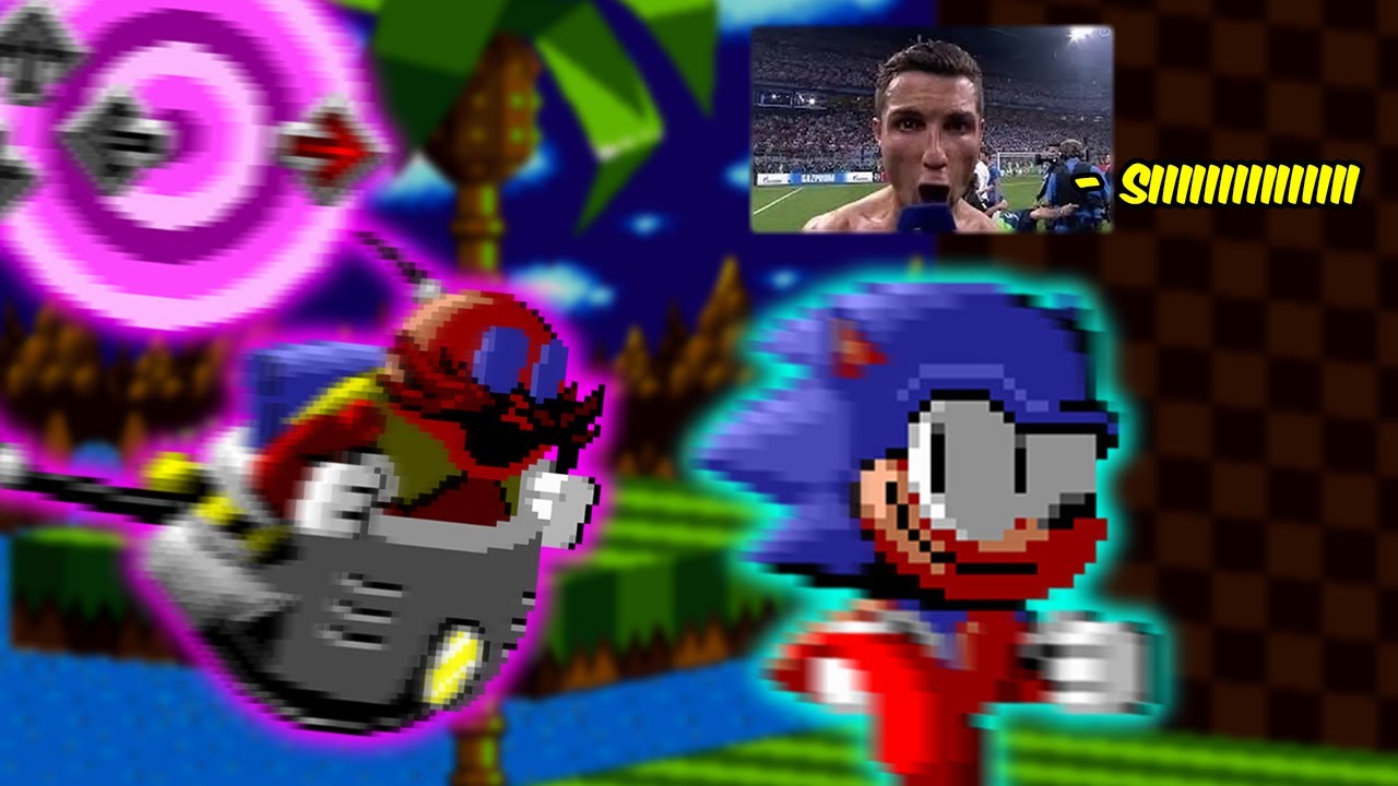 CORRA SONIC E... CRISTIANO RONALDO? FNF SONIC SPEEDFUNKIN - Friday ...