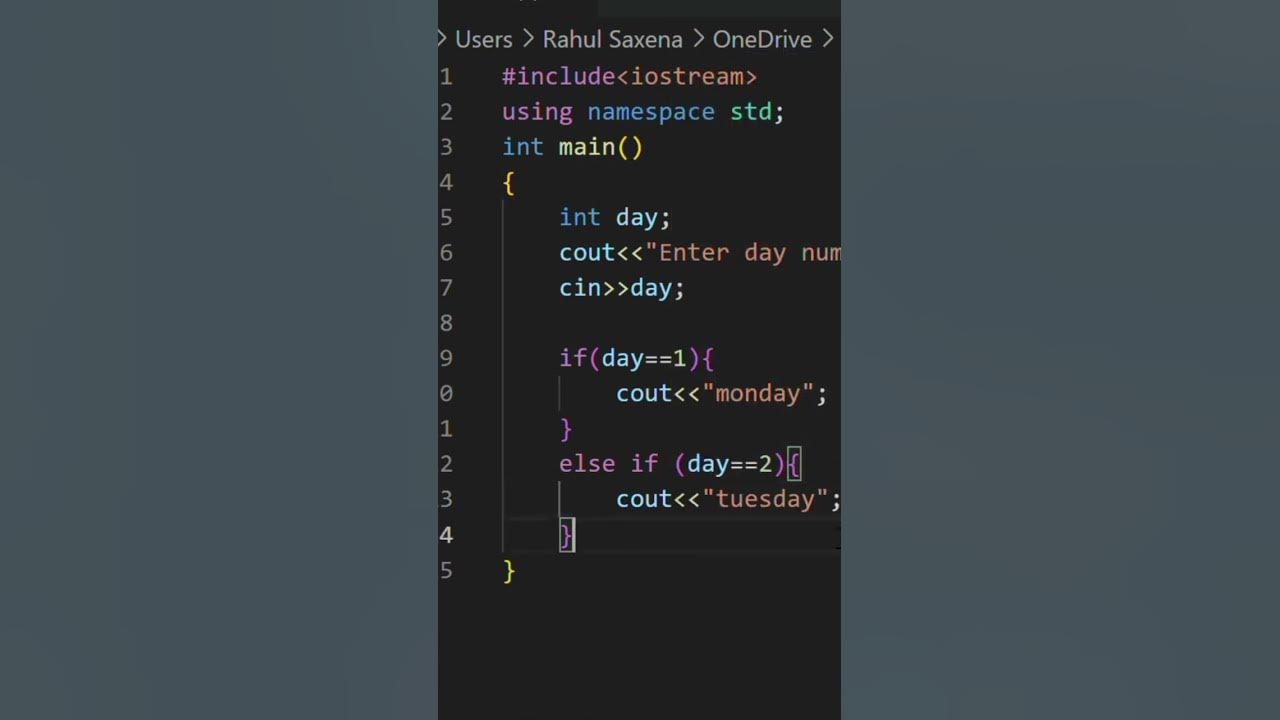 If Else Ladder Using C Java Javascript Css Codewithharry Apnacollegeofficial Youtube