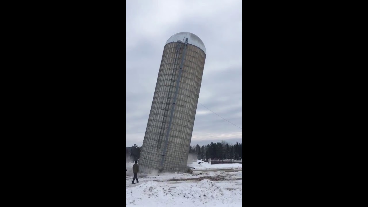 Silo Demolition - YouTube