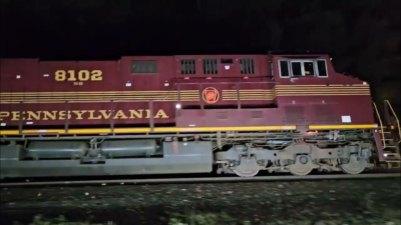 Norfolk Southern OCS + Heritage NS 8114 & PRR 8102 in One Day - YouTube