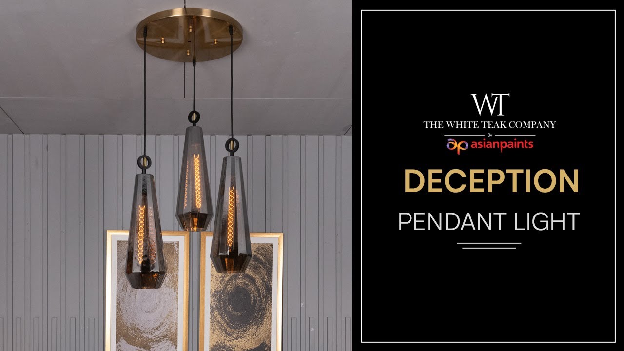 Deception Pendant Light (SG) | White Teak - YouTube