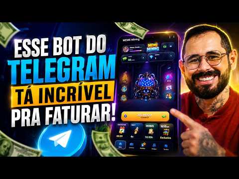 MEME Mining: Esse Bot do Telegram Tá Incrível Para Faturar! Vale a Pena?
