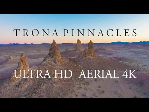 Trona Pinnacles Ultra HD Aerial 4K - YouTube