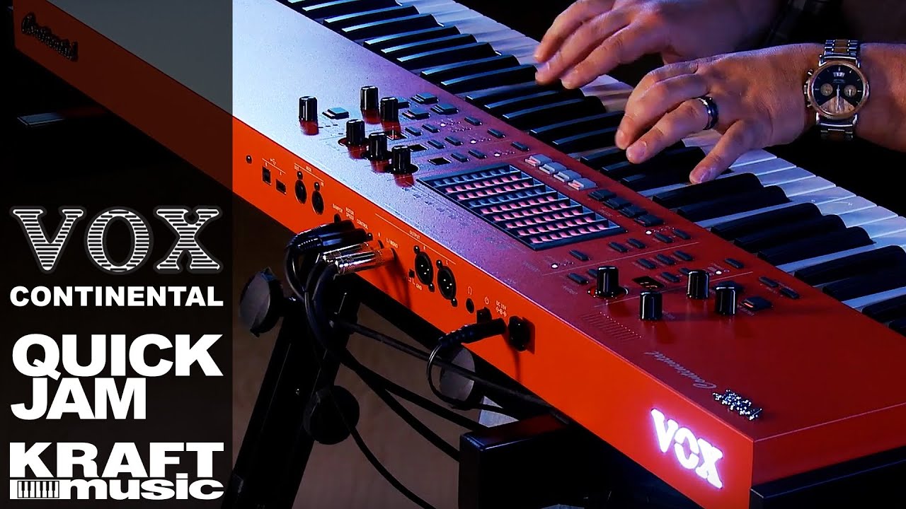 Vox Continental Performance Keyboard - Quick Jam - YouTube
