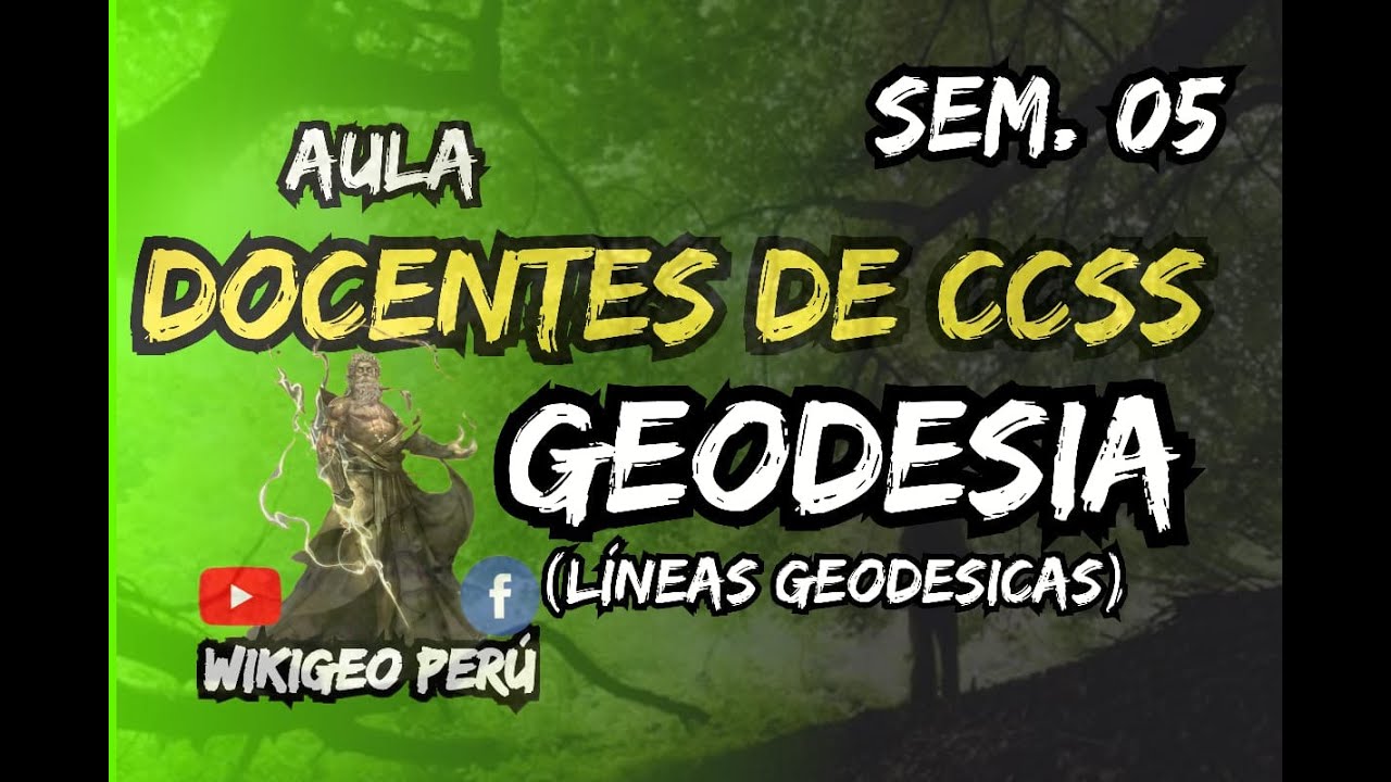 TEMA 05. GEODESIA / LINEAS GEODESICAS (FRAGMENTO) - YouTube