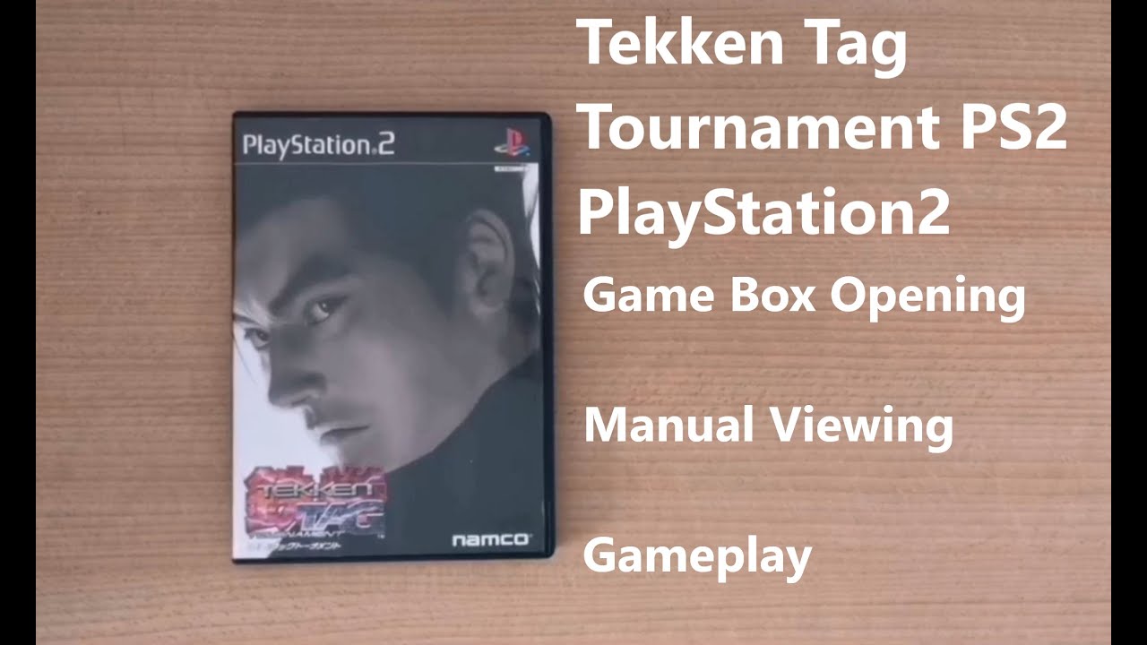 Tekken Tag Tournament PS2 PlayStation2 Action Fighting Game Box Opening ...