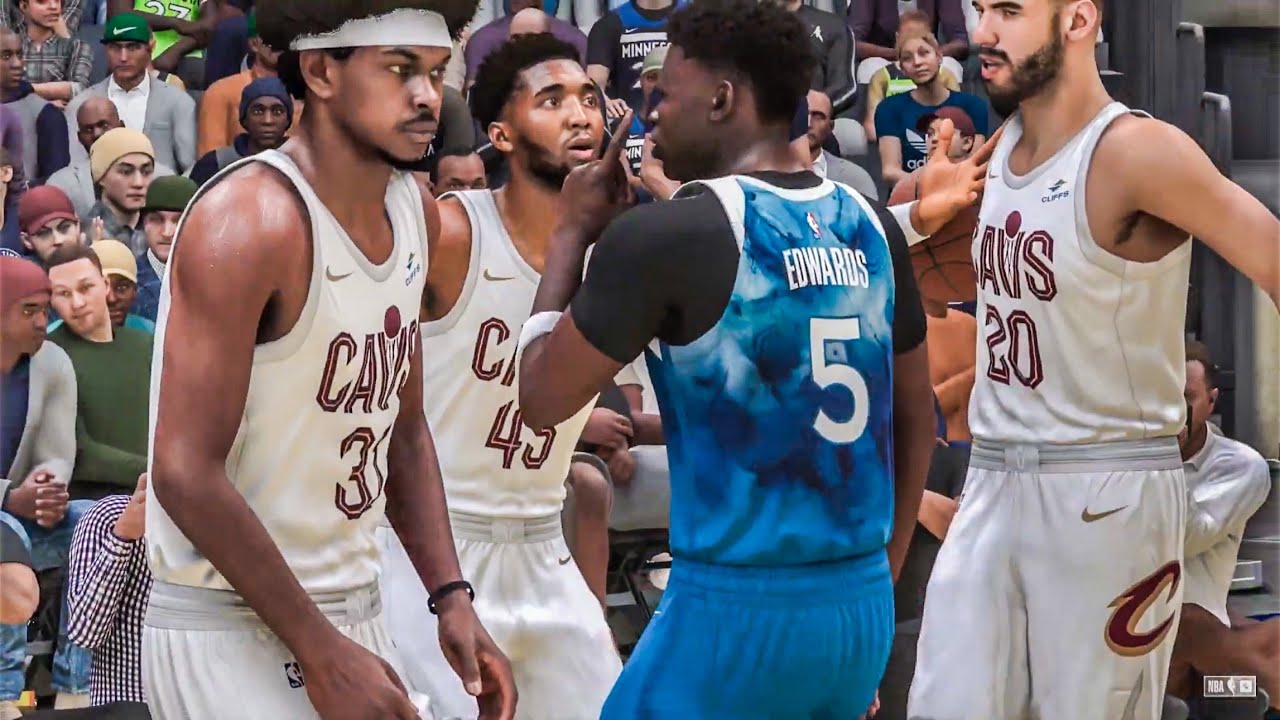 Minnesota Timberwolves vs Cleveland Cavaliers 3/22/2024 NBA 2K24 ...
