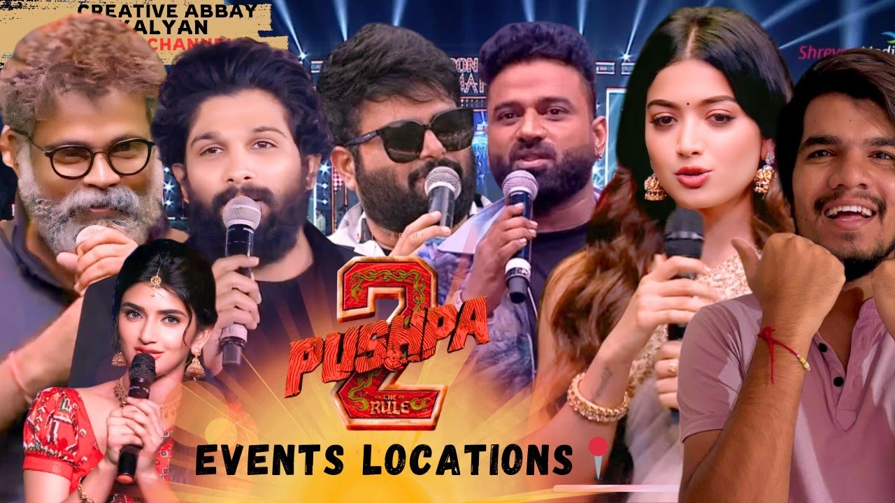 Pushpa 2 | Update |Events Location | Allu Arjun | Sukumar | DSP ...