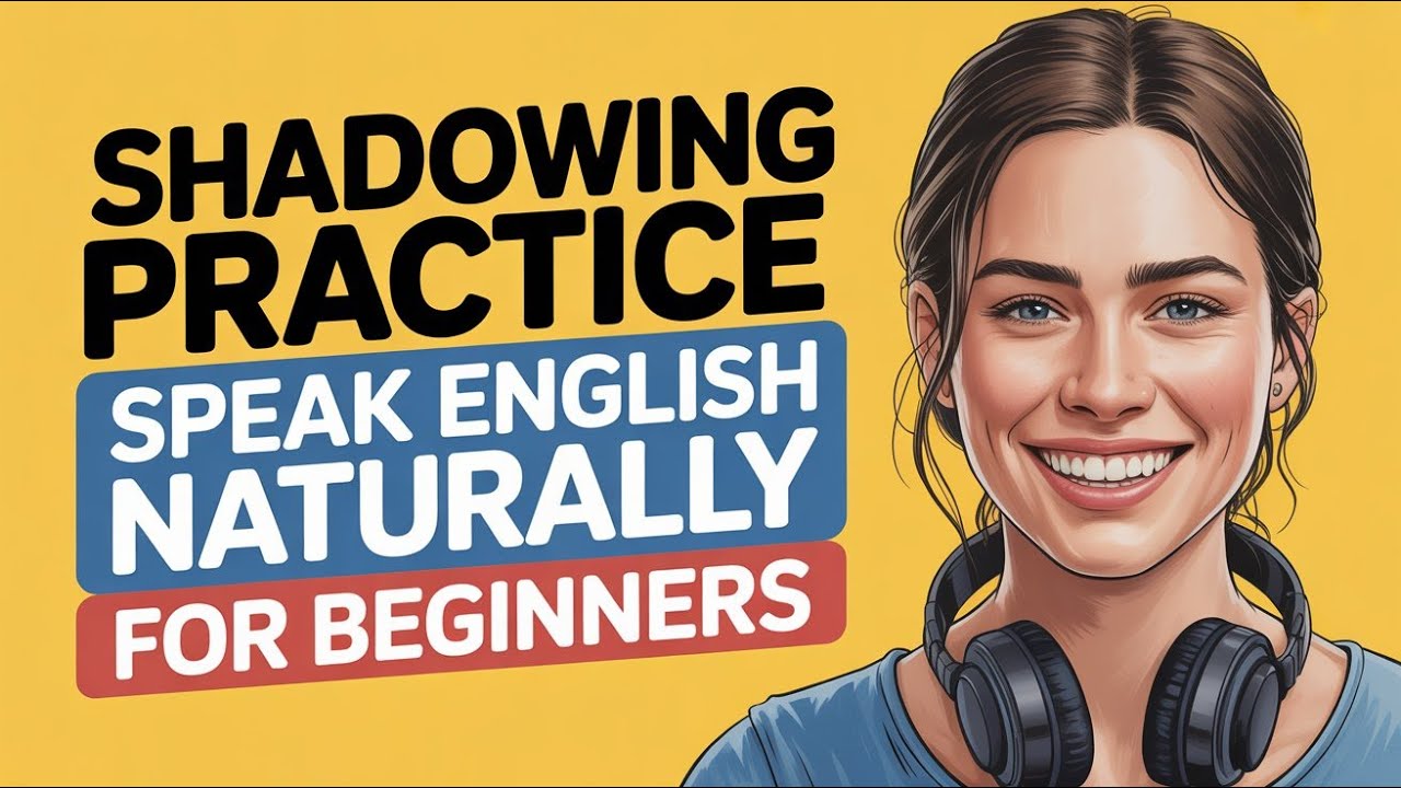Shadowing Practice for Beginners & Intermediate Learners | Speak English Naturally! - YouTube