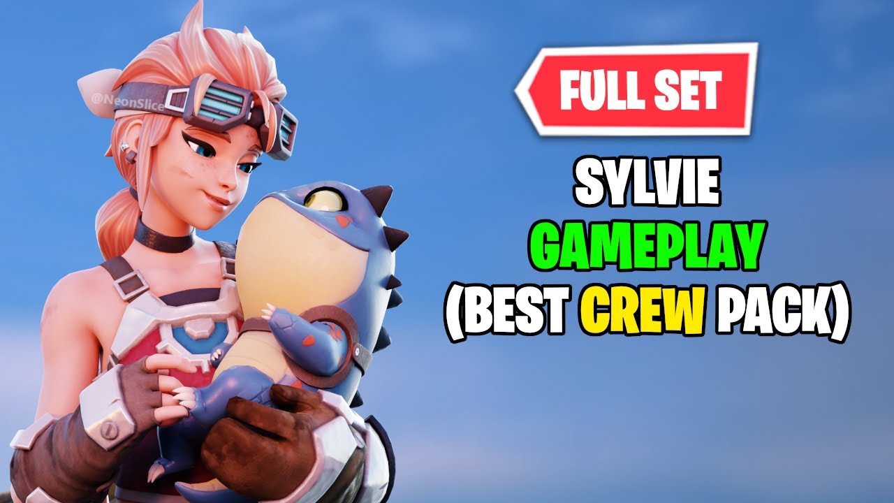 Sylvie Skin Gameplay - New Fortnite Crew Pack - YouTube