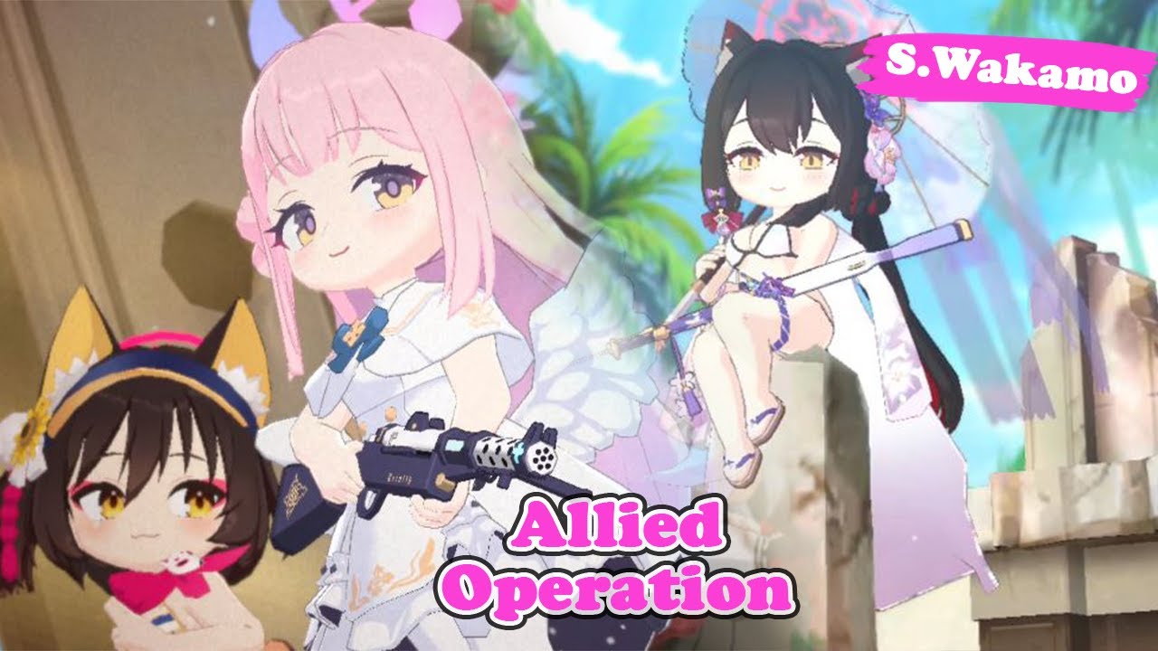 Blue Archive | S.Wakamo Allied Operation - Very hard | Under 90 Sec ...