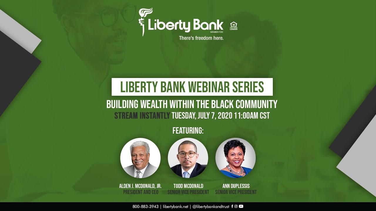 Why Liberty Bank: Building Wealth Within the Black Community - YouTube