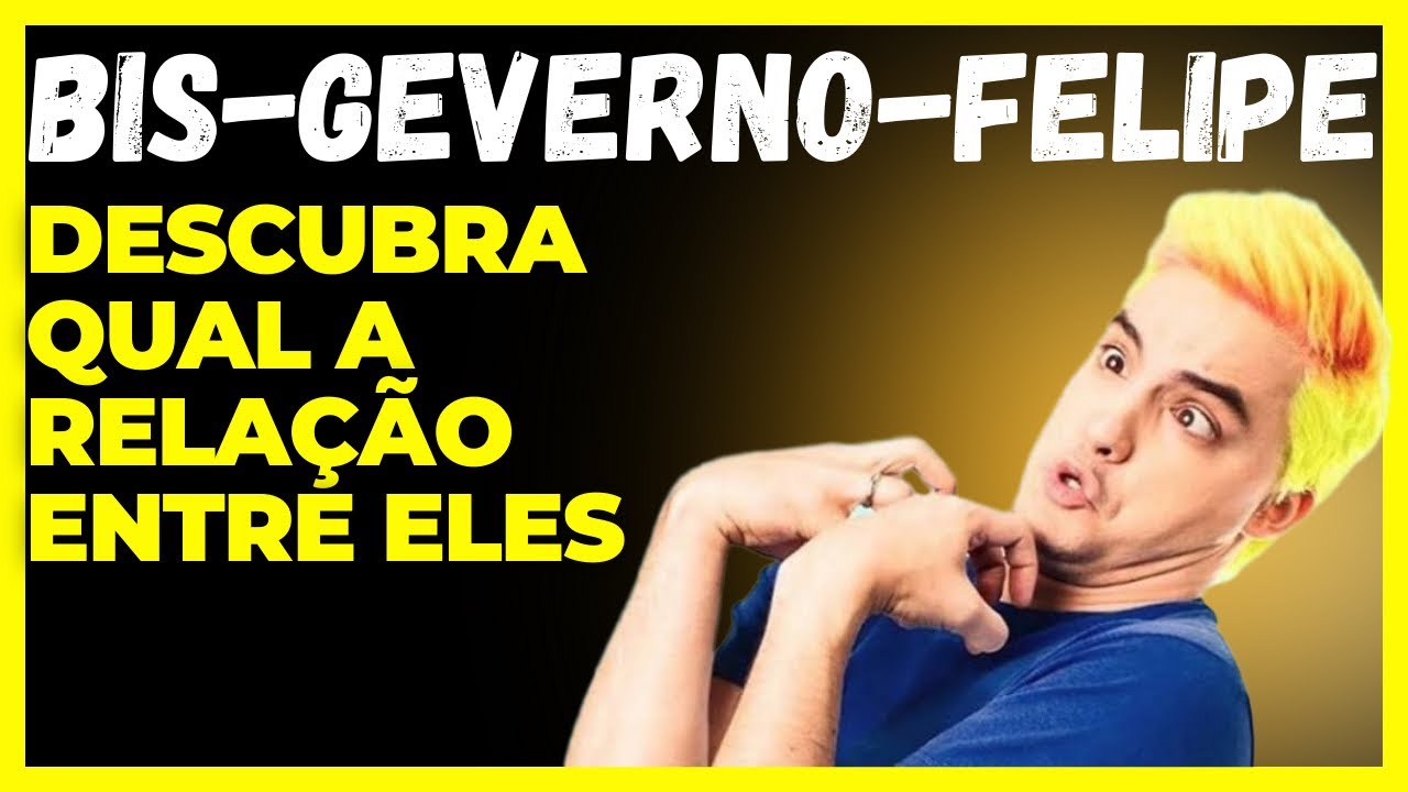 Felipe Neto, Bis, e o Governo, qual a relação. - YouTube