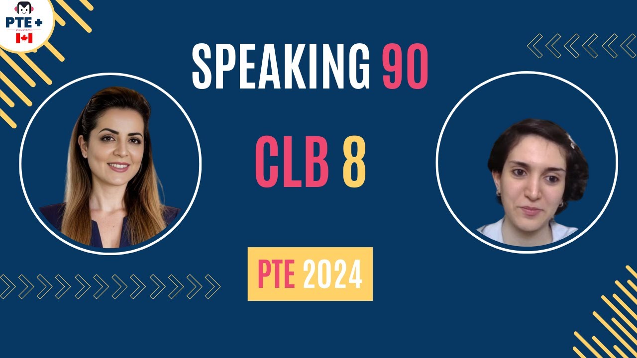 بگیریم؟ CLB 8 speaking 90 چگونه در پی تی ای PTE - YouTube