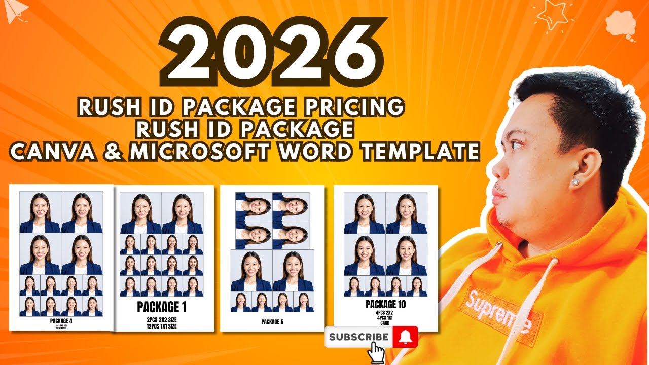 RUSH ID PACKAGE PRICING 2026 | RUSH ID PACKAGE CANVA & MICROSOFT WORD ...