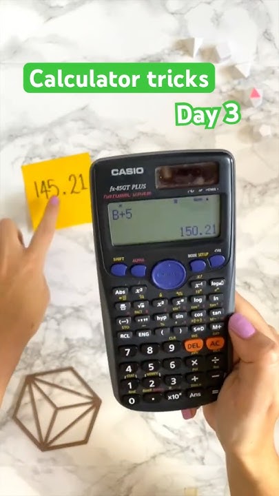 Calculator tricks - day 3 🔠 #maths #gcse #mathstricks #examtips - YouTube