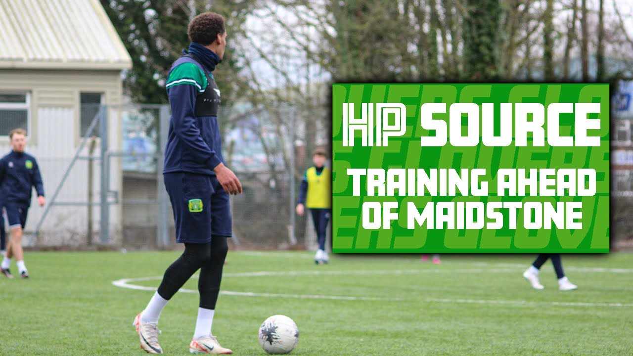 HP Source | Training ahead of Maidstone United - YouTube