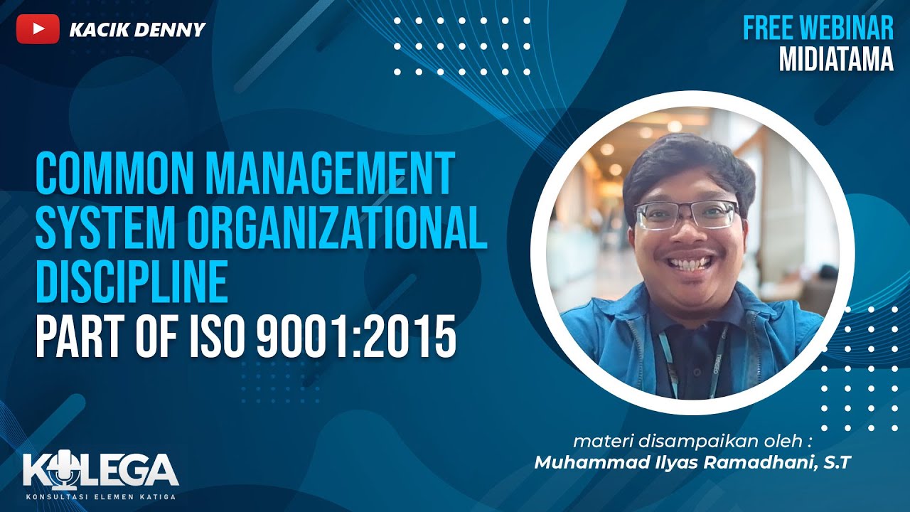 Common Management System Organizational Discipline - PART OF ISO 9001 ...