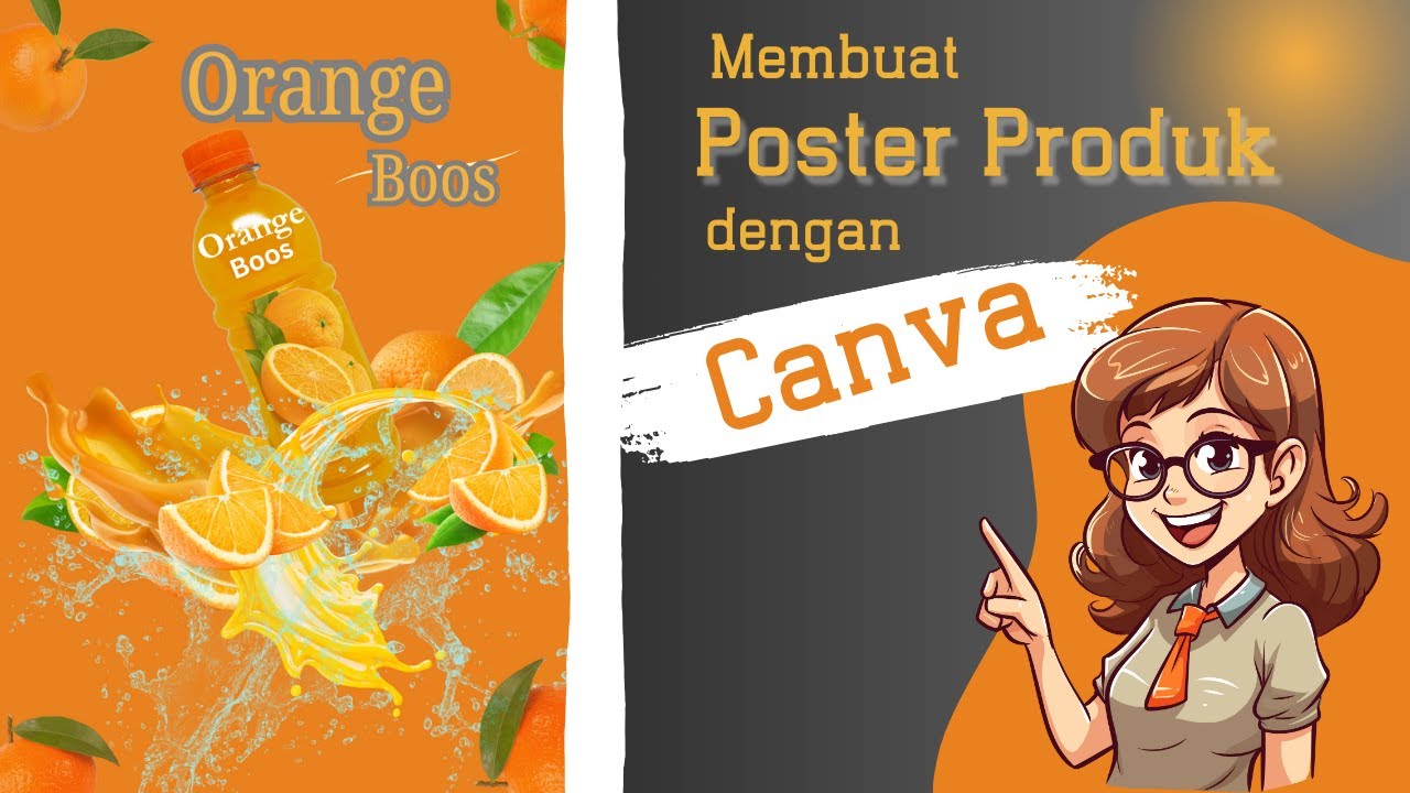 Membuat poster produk dengan CANVA - YouTube