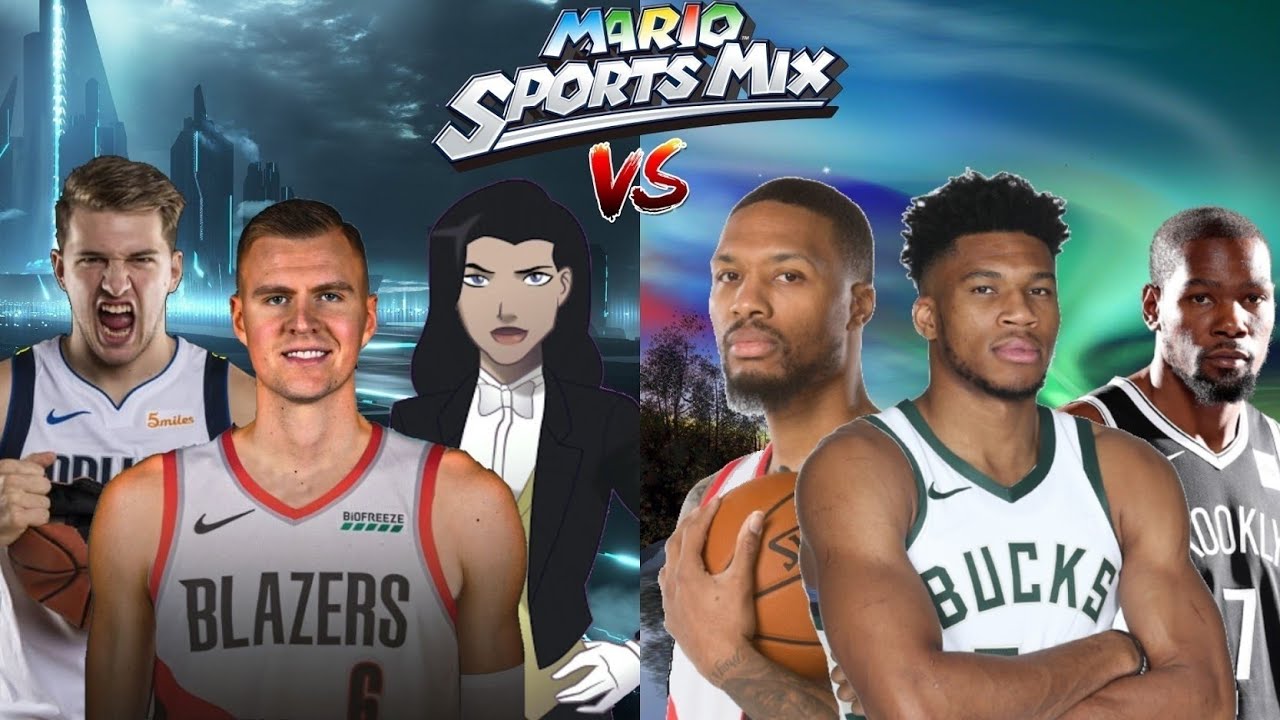 Mario Sports Mix - Basketball (3 players, Expert CPU) Exhibition Match ...