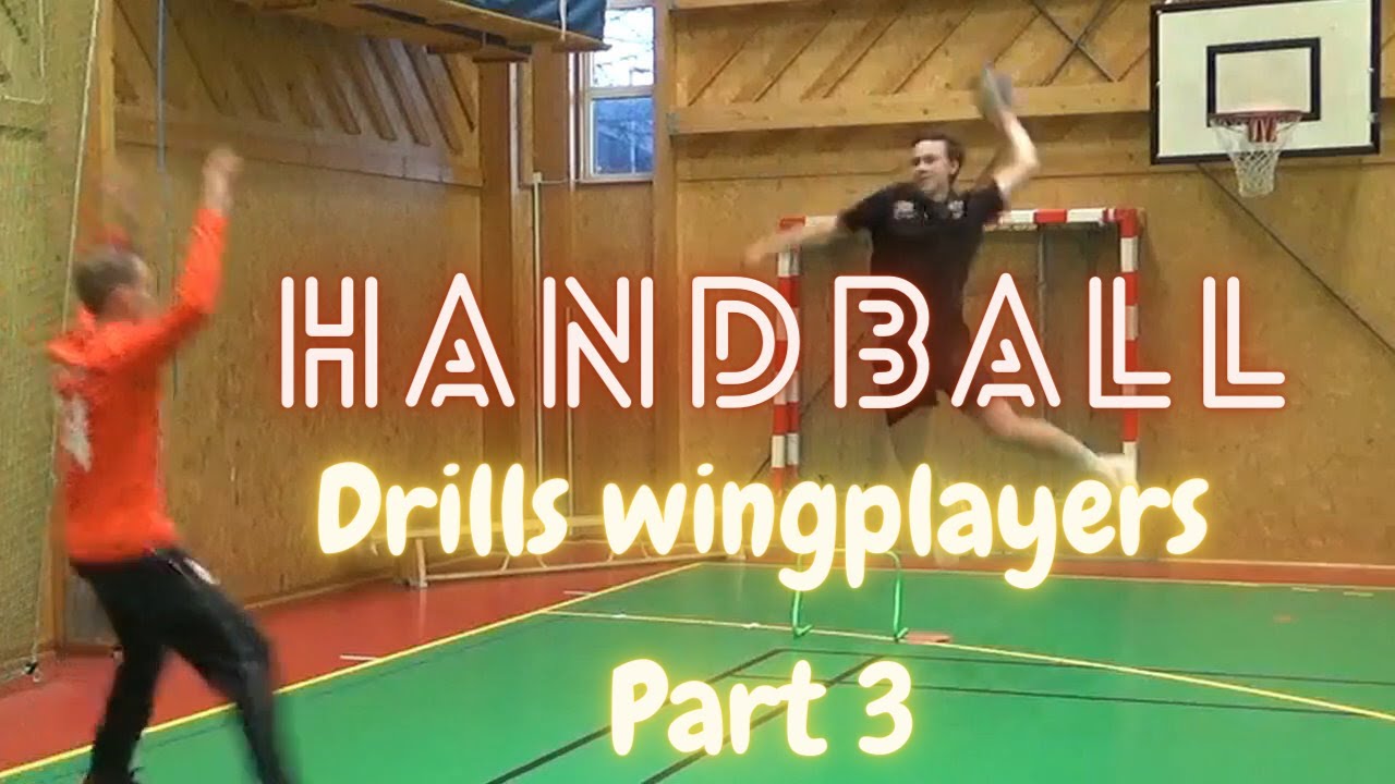 Handball Drills wing players 3 - YouTube