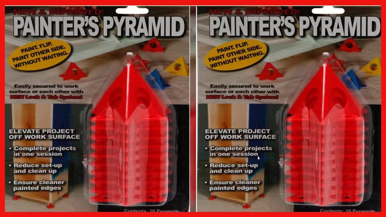 Great product - Painters Pyramid Stands 10/Pkg-Red - YouTube