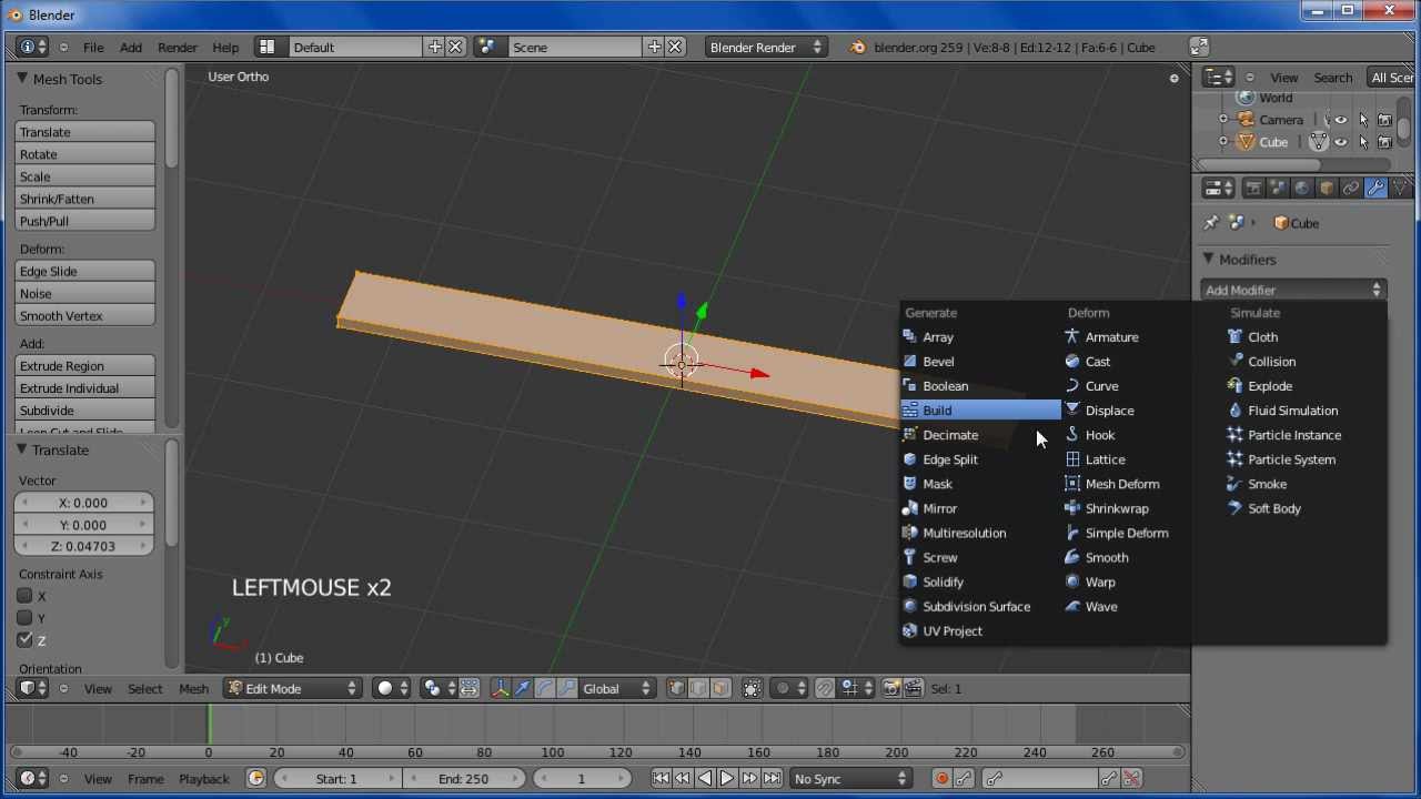 Creating Low-Poly Wooden Planks in Blender 2.5: Part 1 [HD] - YouTube