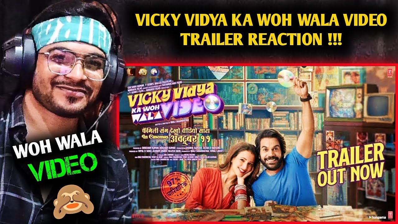 Vicky Vidya Ka Woh Wala Video Trailer REACTION | Rajkummar Rao, Triptii ...
