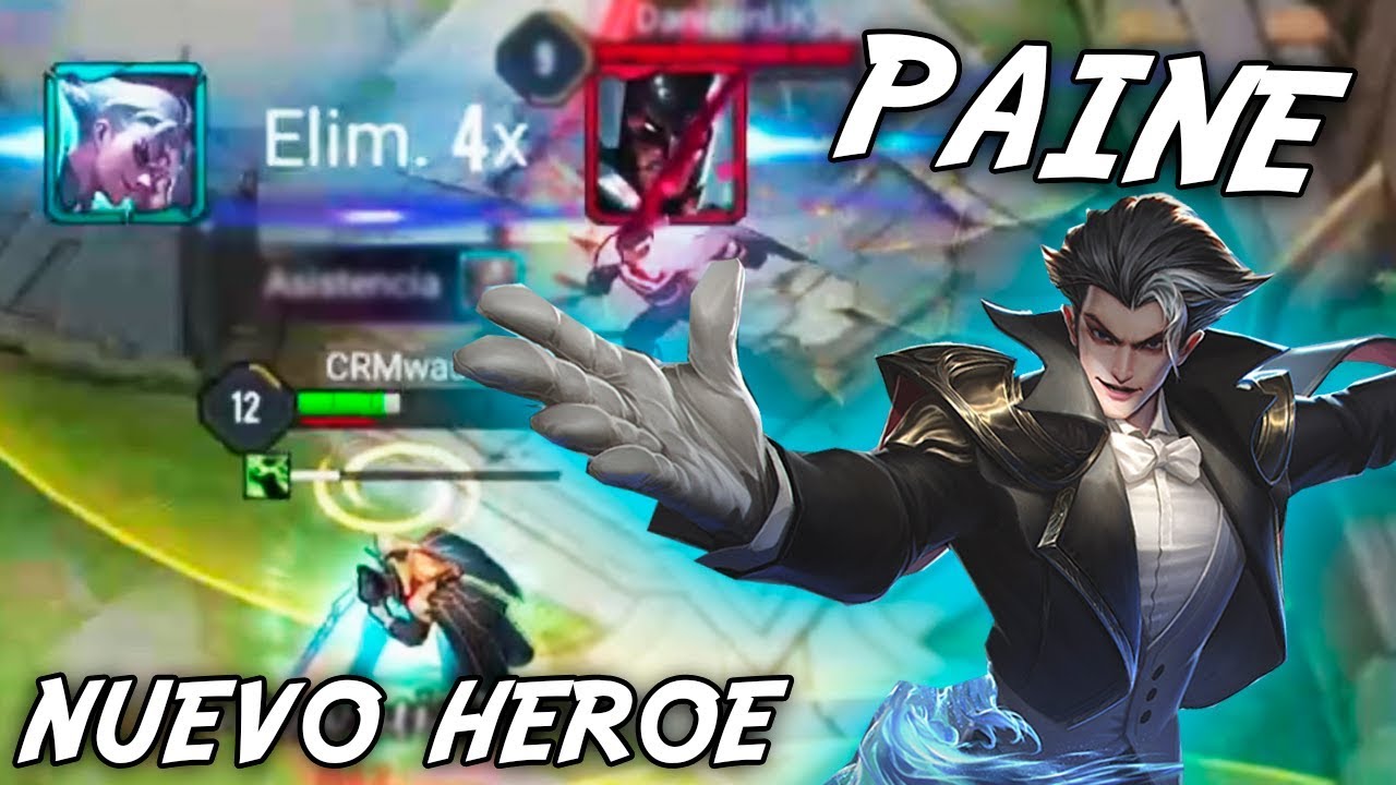 PAINE NUEVO HÉROE!! QUADRAKILL EN RANKED - Arena of Valor ESPAÑOL ...